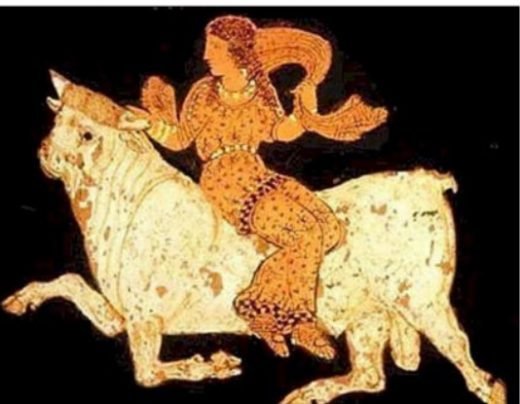 Η ΣΑΝΤΟΡΙΝΗ ΚΑΙ Ο ΜΥΘΟΣ ΤΗΣ ΑΡΠΑΓΗΣ ΤΗΣ ΕΥΡΩΠΗΣ ΑΠΟ ΤΟΝ ΔΙΑ – Santonews