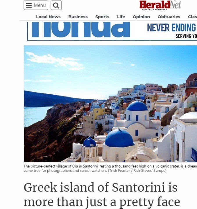 «Η ΣΑΝΤΟΡΙΝΗ ΕΙΝΑΙ ΠΟΛΥ ΠΕΡΙΣΣΟΤΕΡΟ ΑΠΟ ΘΕΑ» – Santonews