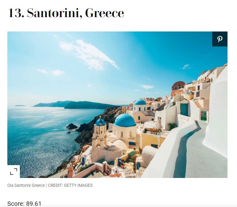 TRAVEL&LEISURE ΚΟΡΥΦΑΙΟ ΝΗΣΙ ΤΟΥ ΚΟΣΜΟΥ Η ΜΗΛΟΣ, ΣΤΗ ΘΕΣΗ 13 Η ...